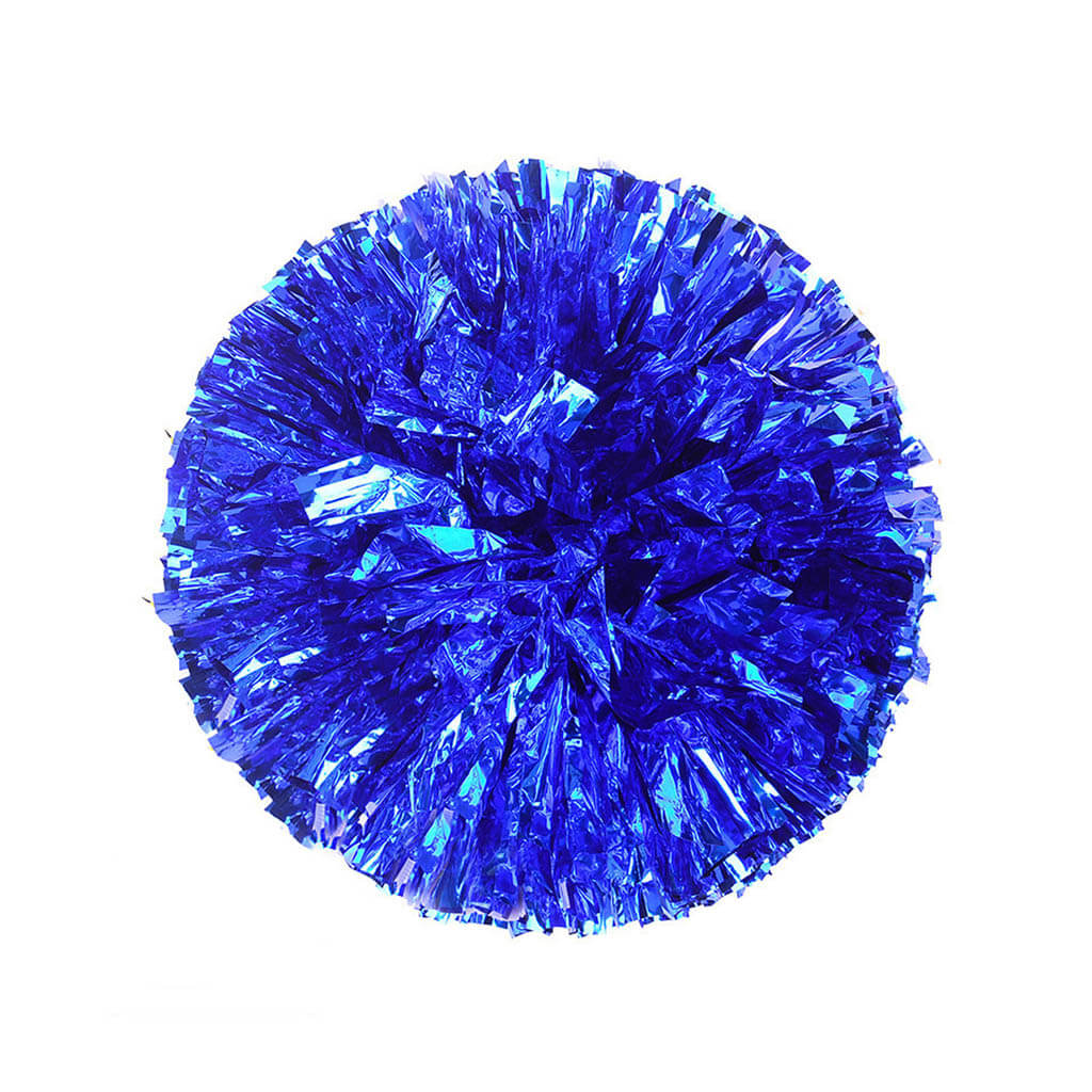 2-Pack 5" Metallic Shiny Cheer Pom Poms - Sparkly Cheerleading Poms fo ...