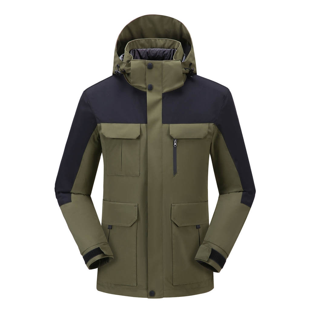 Custom Men's 3-in-1 Convertible Jacket With Down Core – Power Rich ...