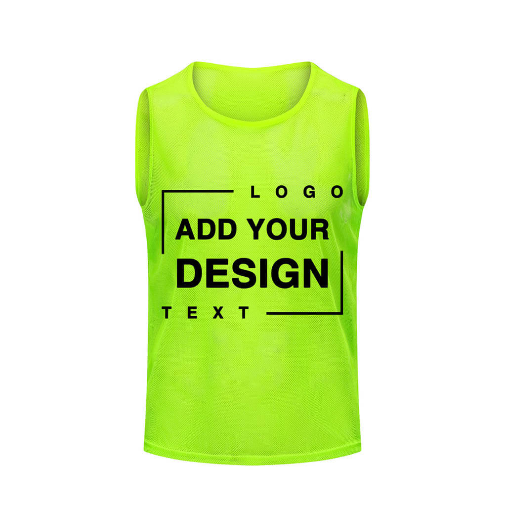 Custom Boys’ Mesh Soccer Pinnies - Lightweight Youth Training Bibs in ...