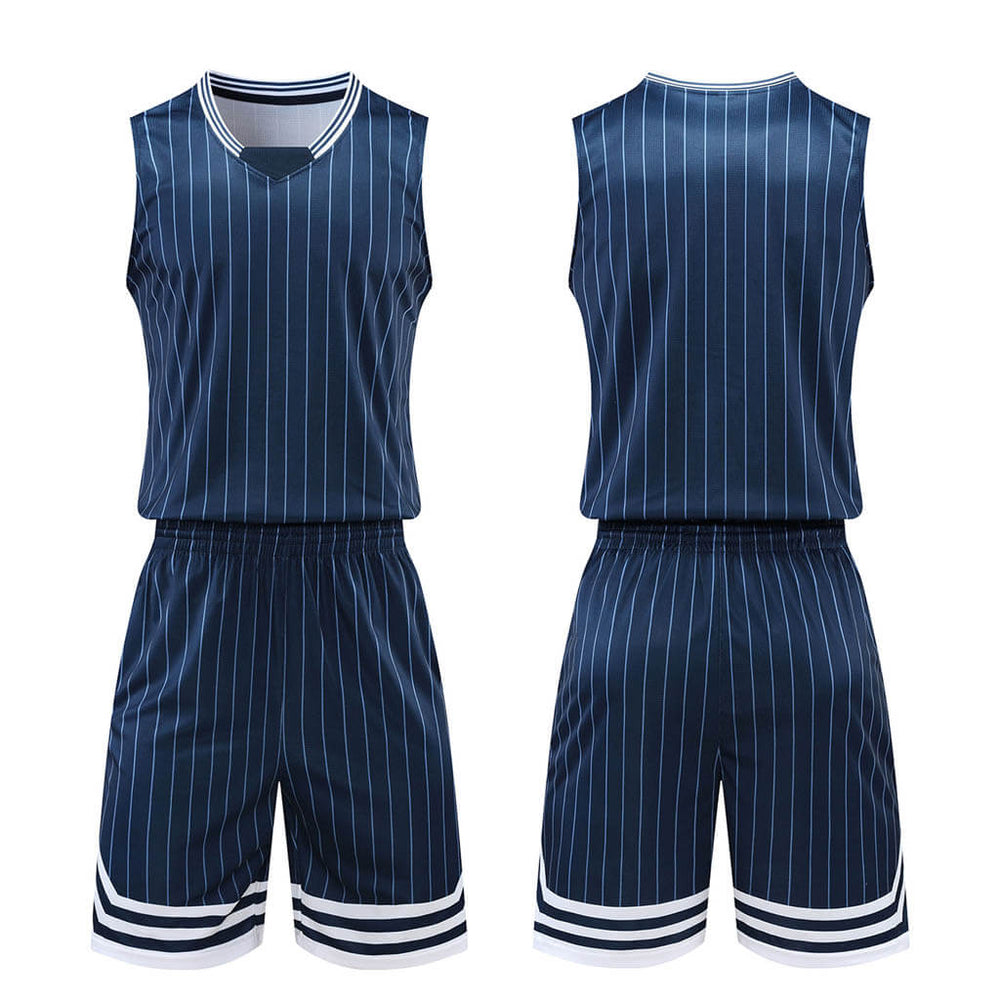 Custom Men’s Pinstripe Basketball Uniforms - Pro Court Classic Series ...