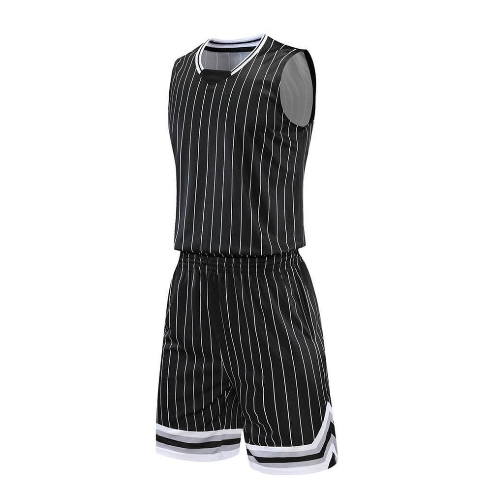 Custom Men’s Pinstripe Basketball Uniforms - Pro Court Classic Series ...